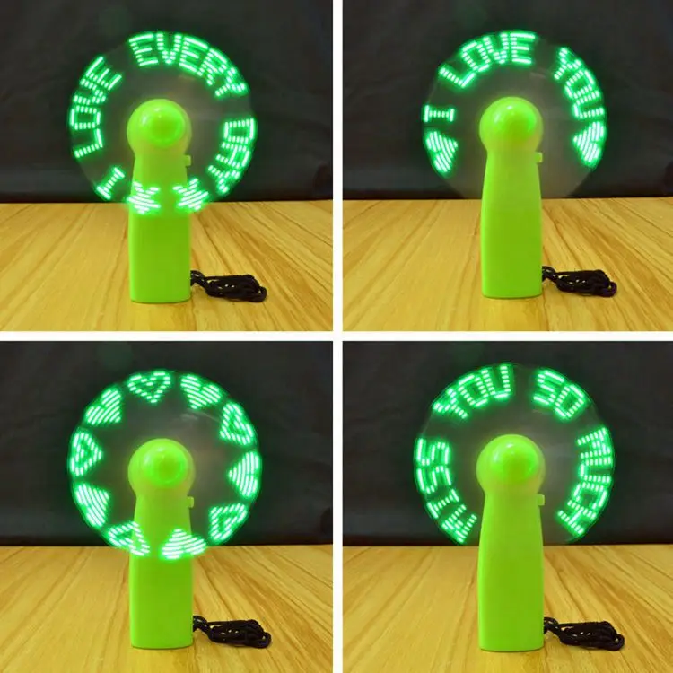 RICHSHINING Custom Logo Mini LED Light Fan Display