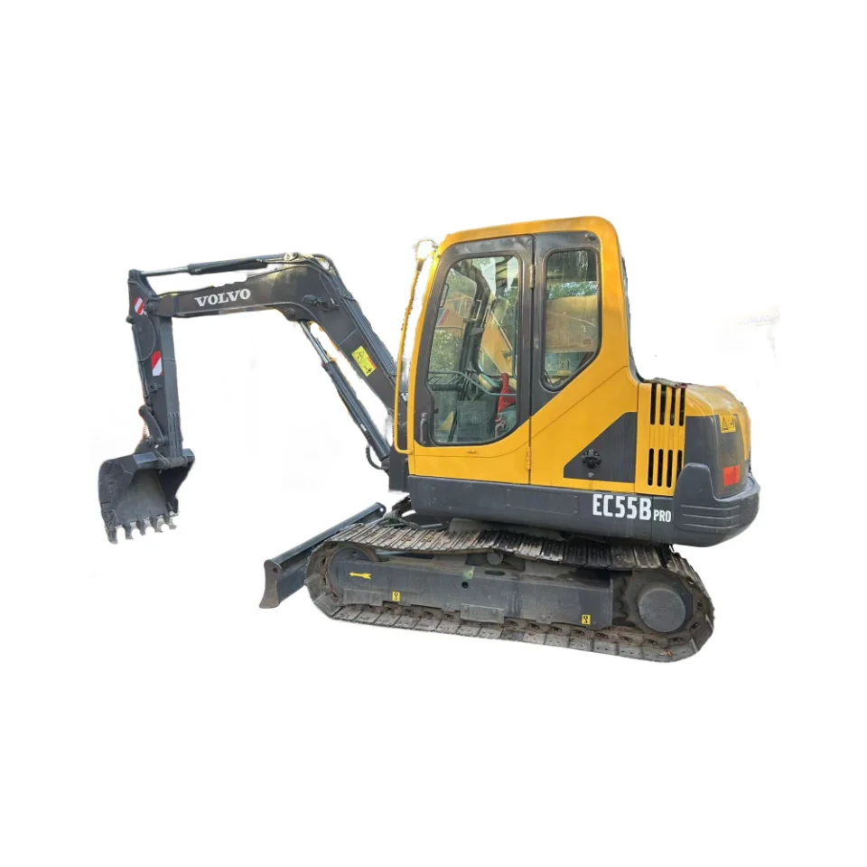 Used Mini Excavator Machine Volvo Ec55b 5ton Second-hand Volvo Ec60d ...