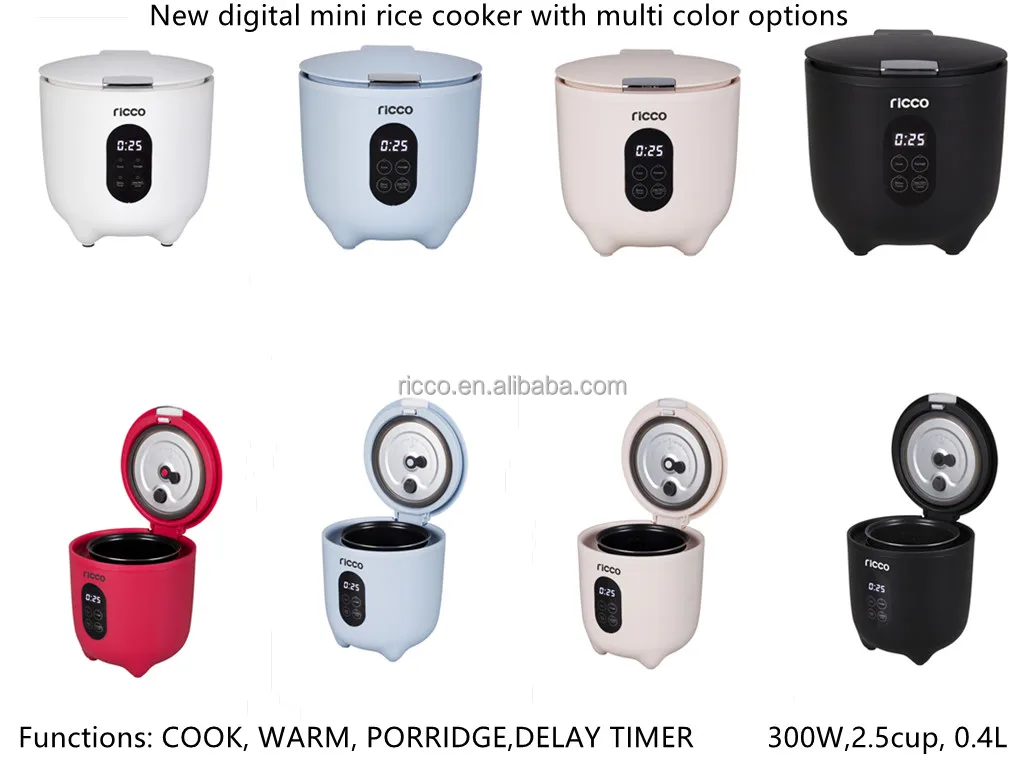 Home Appliances Portable Mini Rice Cooker 0.4l With Cook,Porridge,Keep ...