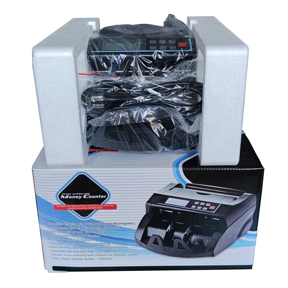 Bill Counter Portable Banknote Counting Uv/mg/ir/dd Detection Multi ...