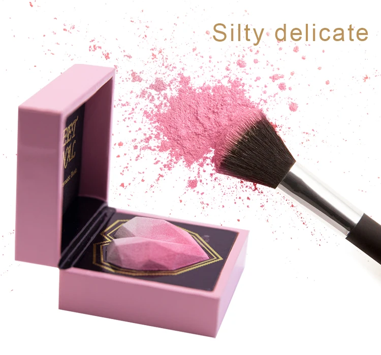High Quality Soft Silk Vegan Blush Powder Private Label Single Blush ...
