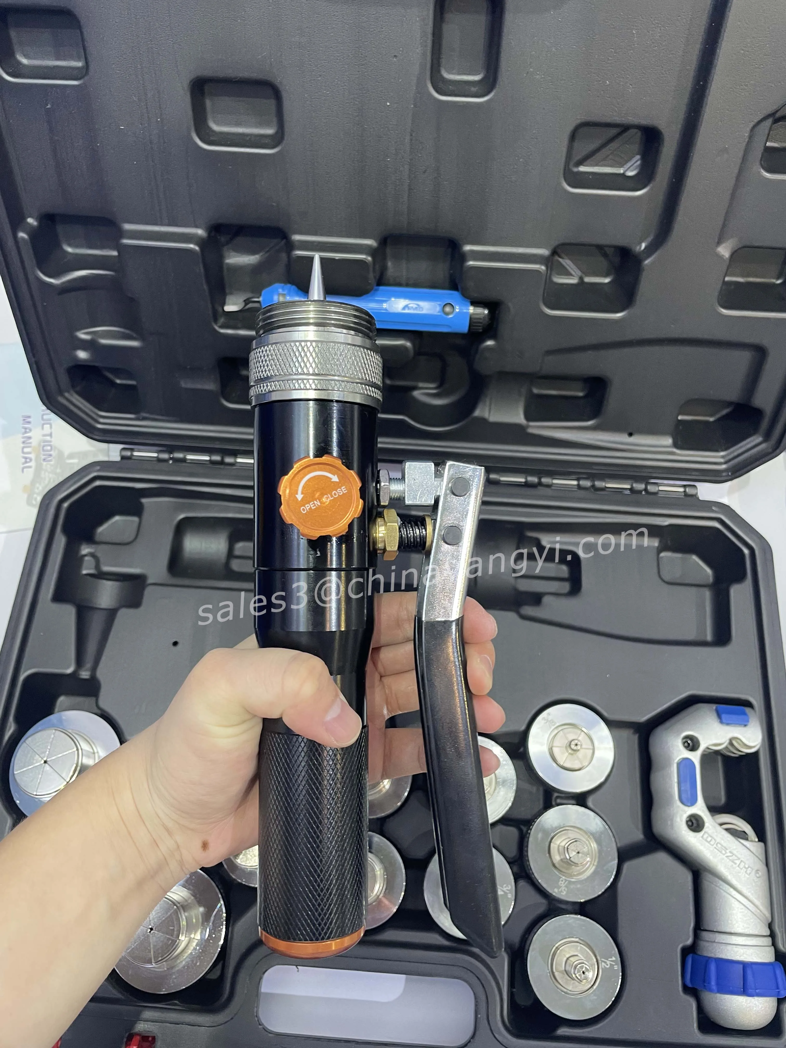 Refrigeration Hydraulic Pipe Expander&Flaring Tools 2-in-1 WK-300 Air ...