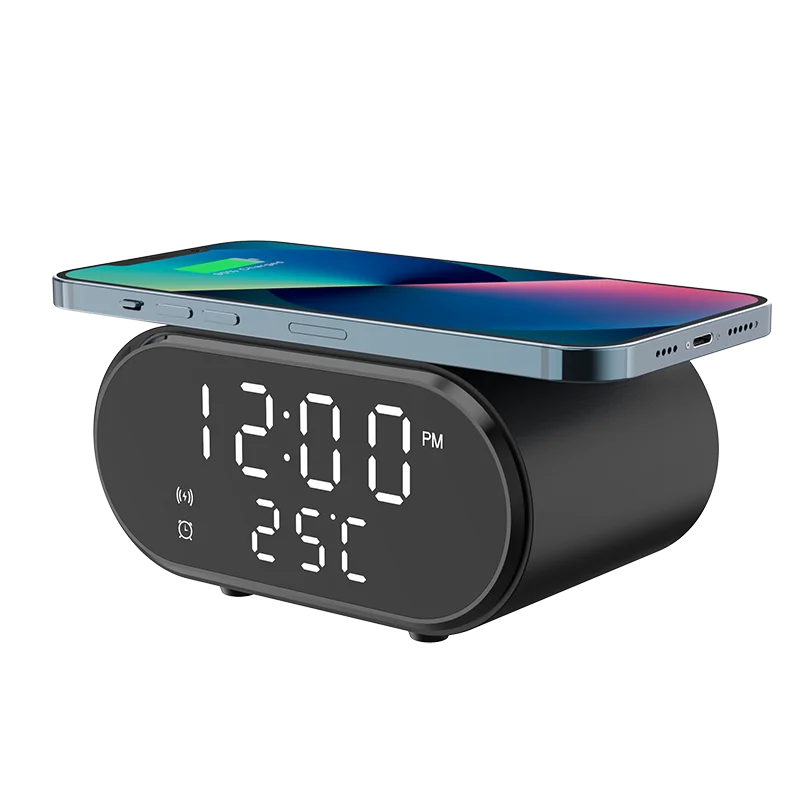 2024 Multifunction Chargers Alarm Clock 15W 3 in 1 Fast Charging With ...