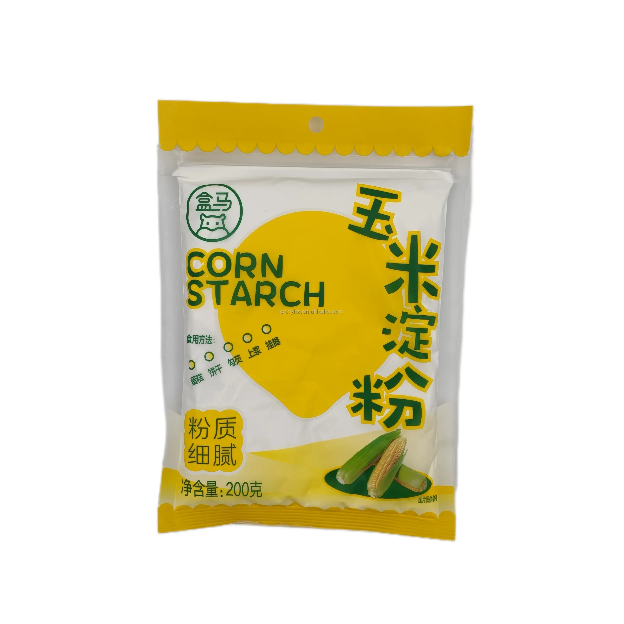 Edible Cassava Starch Flour Packing With Hanging Hole Corn Starch ...