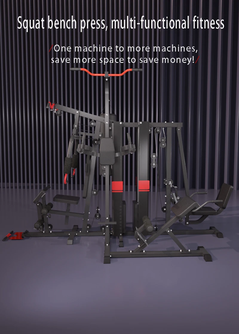 Comprehensive Trainer 5 People Station Machine Multi Function Machine ...