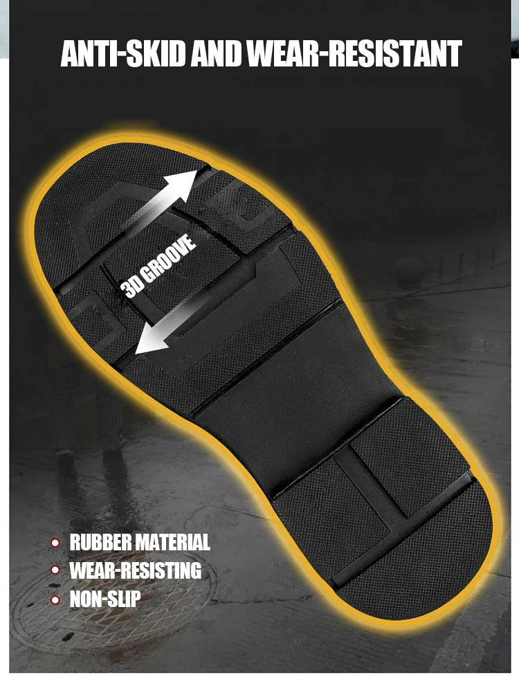 Work Shoes S3 Steel Toe Leather Boots Ce Certificate Indestructible ...