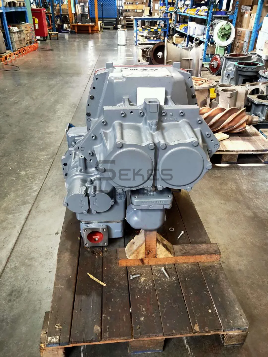 Atlas Copco Screw Air Compressor Head C168 J34 1616725781 1616761280 ...