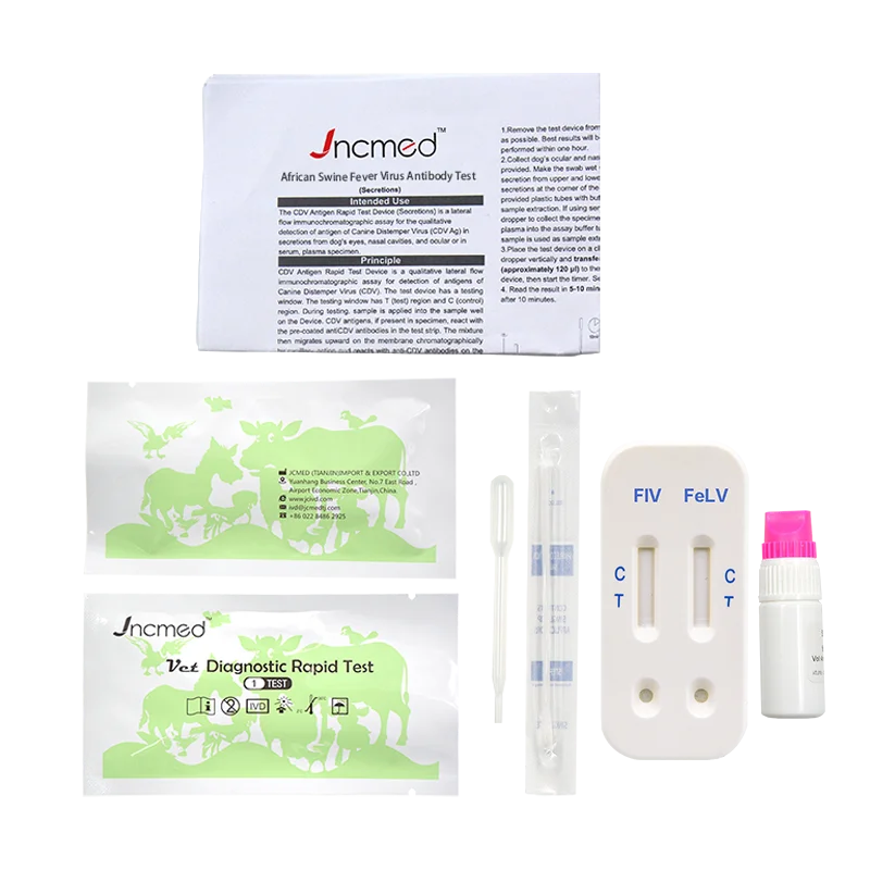 JNCMED Fiv+felv Rapid Test Kit - Reliable Diagnosis