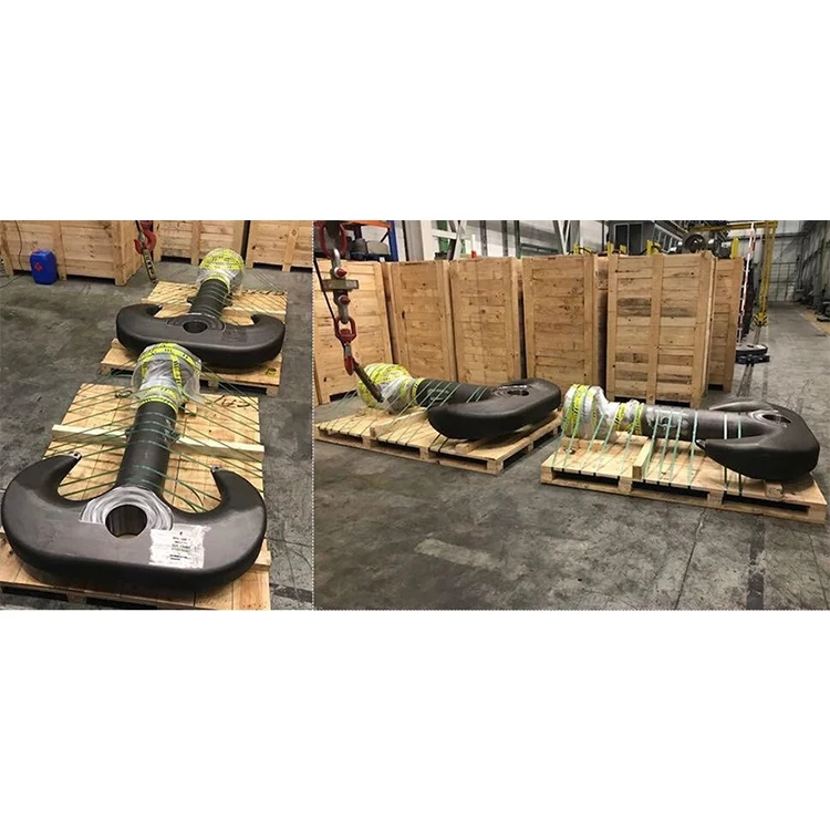 Heavy Loading 50 Ton 400 Ton Forged Steel Ramshorn Crane Hook Block ...
