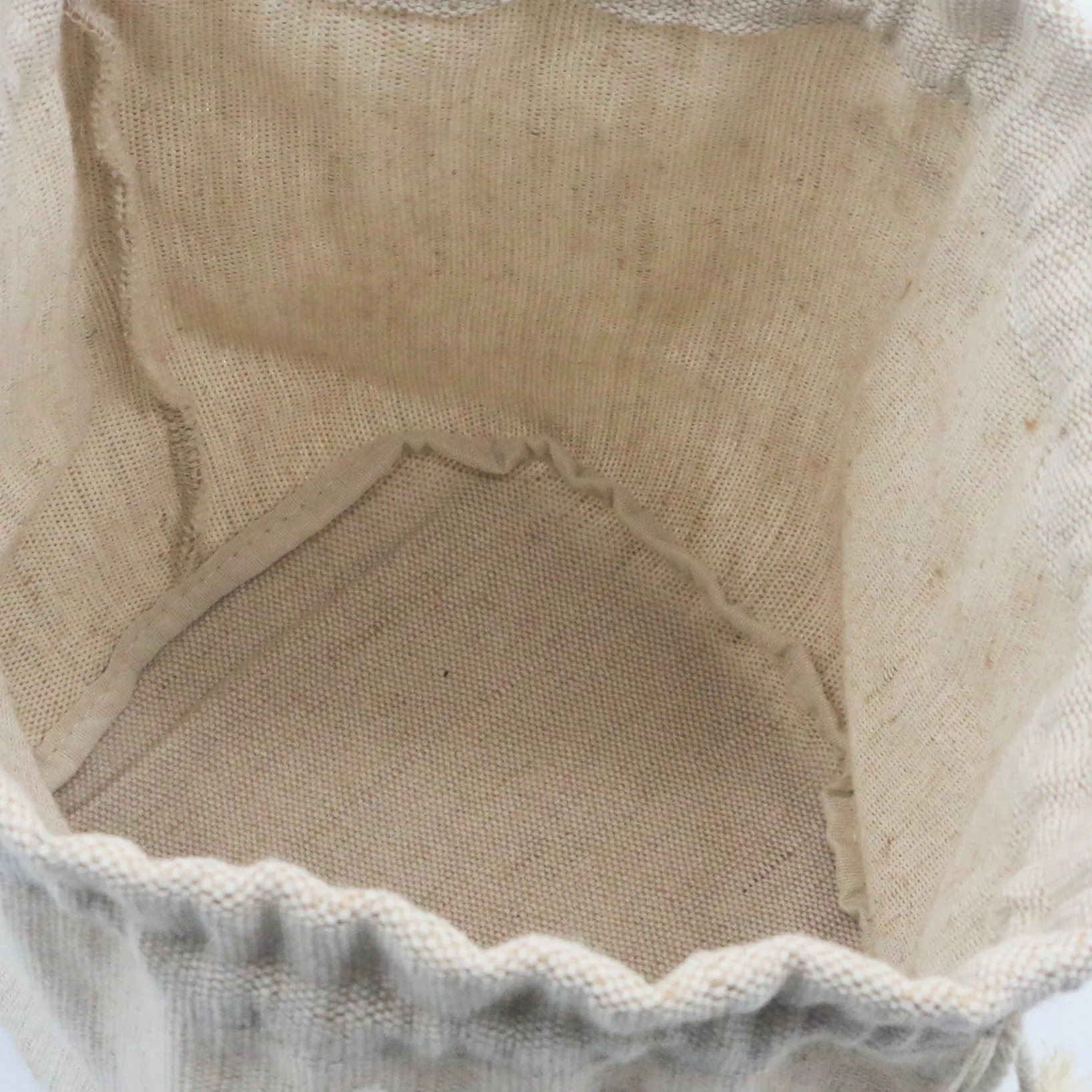 Multifunctional Eco-friendly Cotton Linen Blend Drawstring Bag Burlap ...