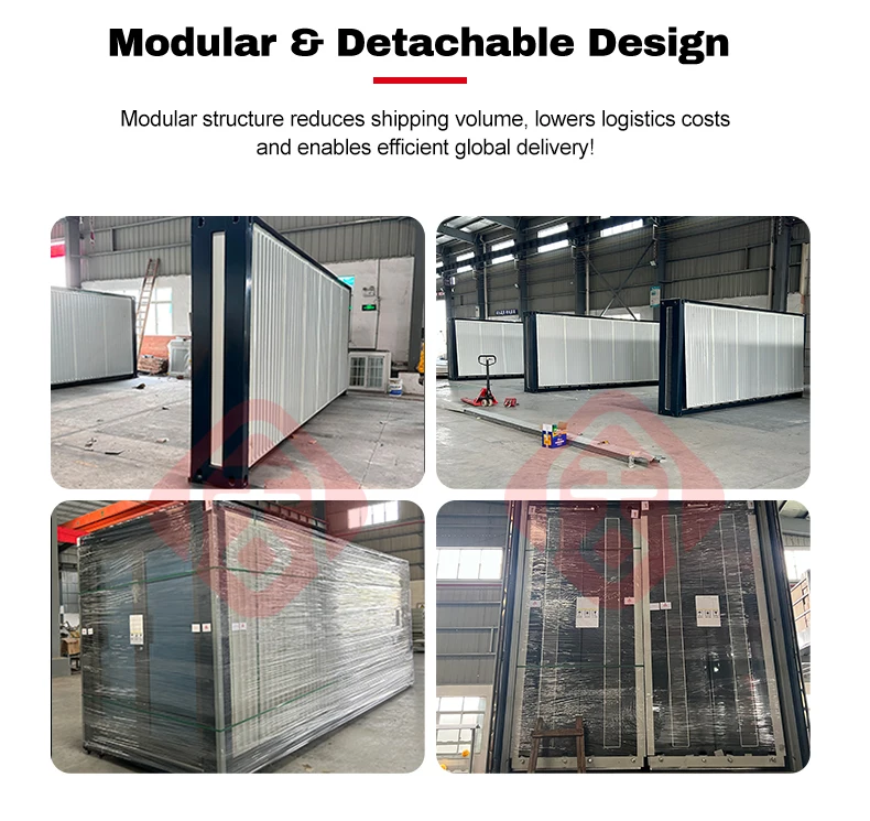 Modern Folding House - Expandable Container House 2 in 1