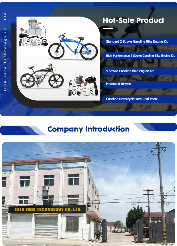 ZEDA 100cc Bicycle Engine Kit - DIO Reed Valve & OKO Carb