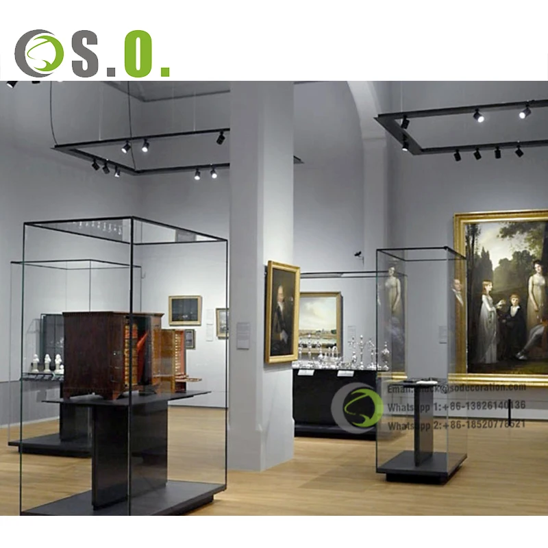 Museum Display Cabinets - Customized Glass Showcases