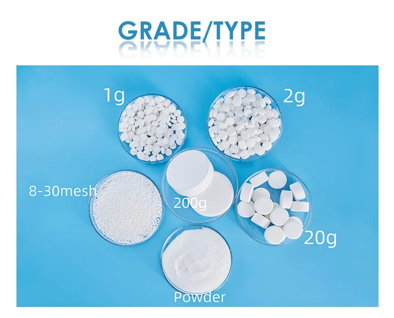 Drinking Water/Swimming Pool Tablets Water Treatment Tcca 90% Chlorine ...