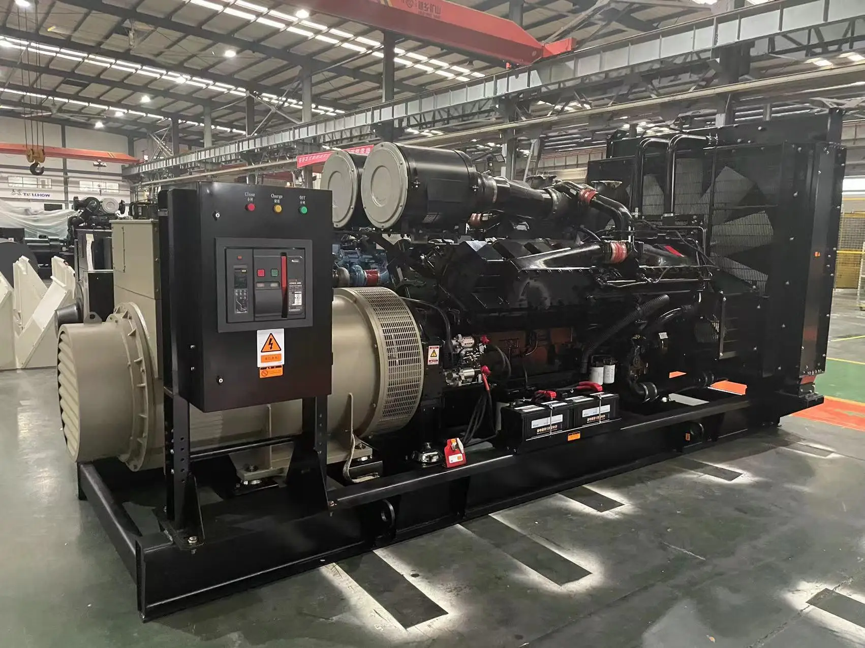 Low Consumption 2000kw 3 Phase ATS Diesel Generator Set 50/60hz 2500kva ...