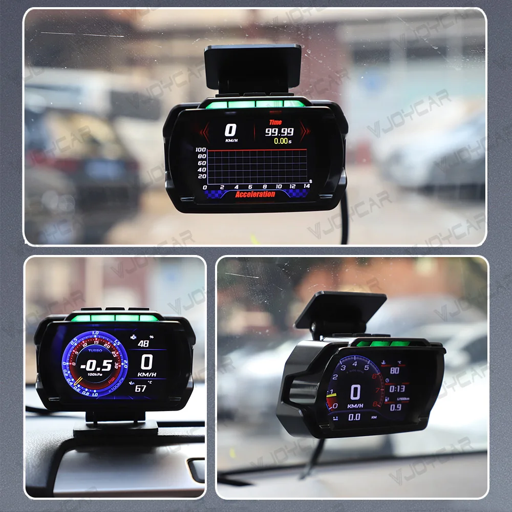 VJOYCAR V580 OBD Racing Gauge - Universal Car HUD Display