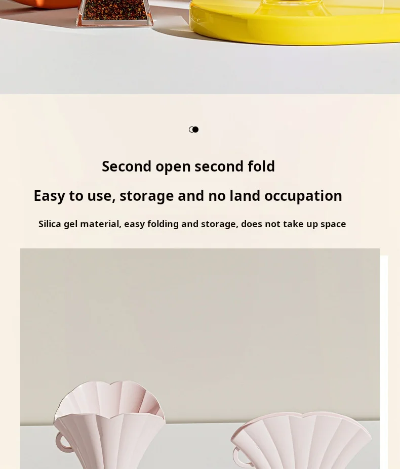 Multifunctional Collapsible Funnel Large Caliber Kitchen Filter Pour ...