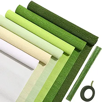 Assorted Colors Heavy Crepe Paper For Handicraft Flowers And Diy Decs ...