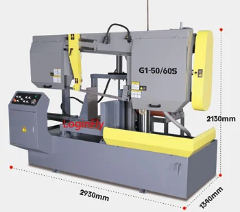 Semi Automatic Square Tube Bundle Cutting Band Saw Machine - Buy Bundle ...