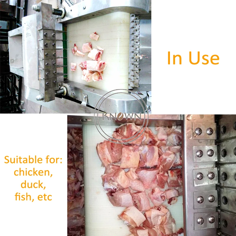 OEM Automatic Frozen Meat Block Cutting Machine for Commercial Use