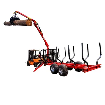 Forestry Forwarder Timber Trailer Firewood Crane Log Grab - Buy ...