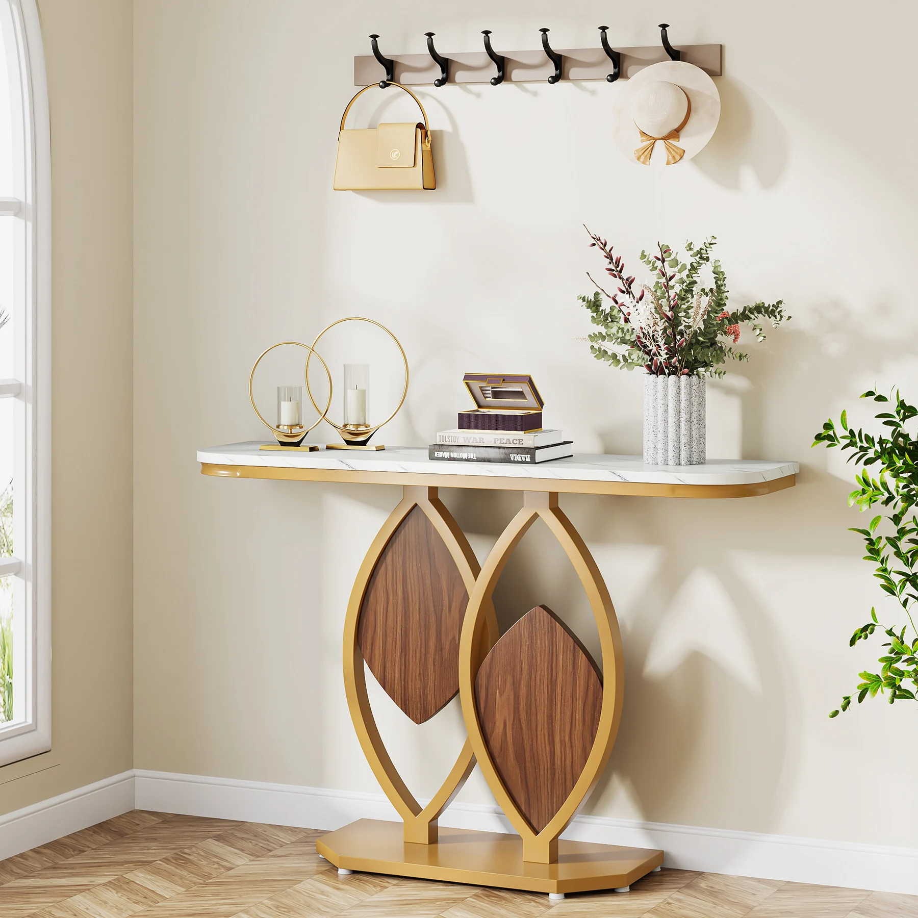 Tribesigns Luxury Modern 43" Accent Foyer Table