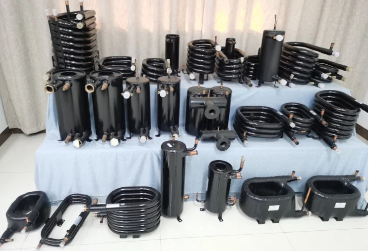 Pure Titanium Spiral Hydronic Heat Exchanger Coil Condenser - OEM