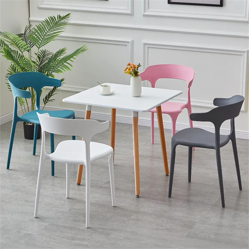 Modern Pp Stackable Leisure Garden Chair Designer Plastic Dining Chair ...