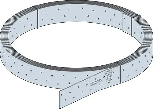 Custom Metal Galvanized Strap Tie Perforated Coiled Strap for Wood ...