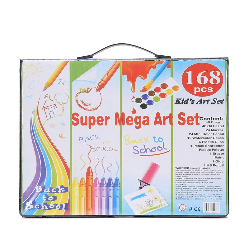 168pcs Drawing Art Set For Kids,Color Pencil Set With Box Drawing ...
