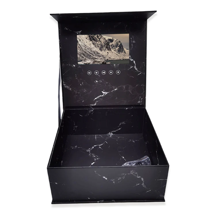 Custom 7inch Monitor Video Invitation Card Boxes Lcd Screen Video Gift ...