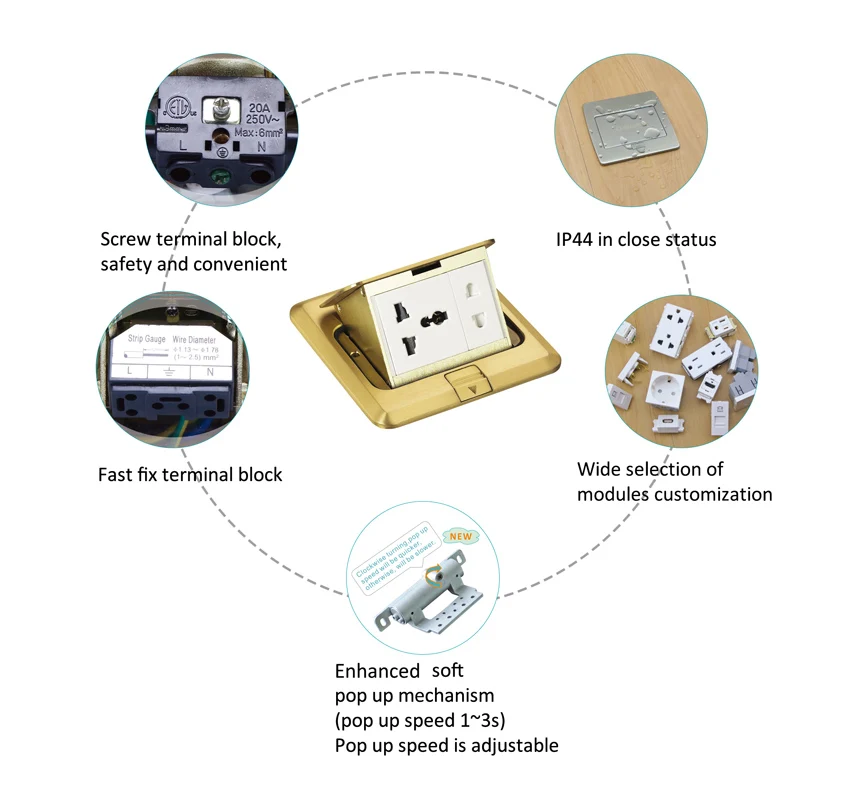 Explore Convenience And Functionality With Pop-up Floor Sockets - Buy ...