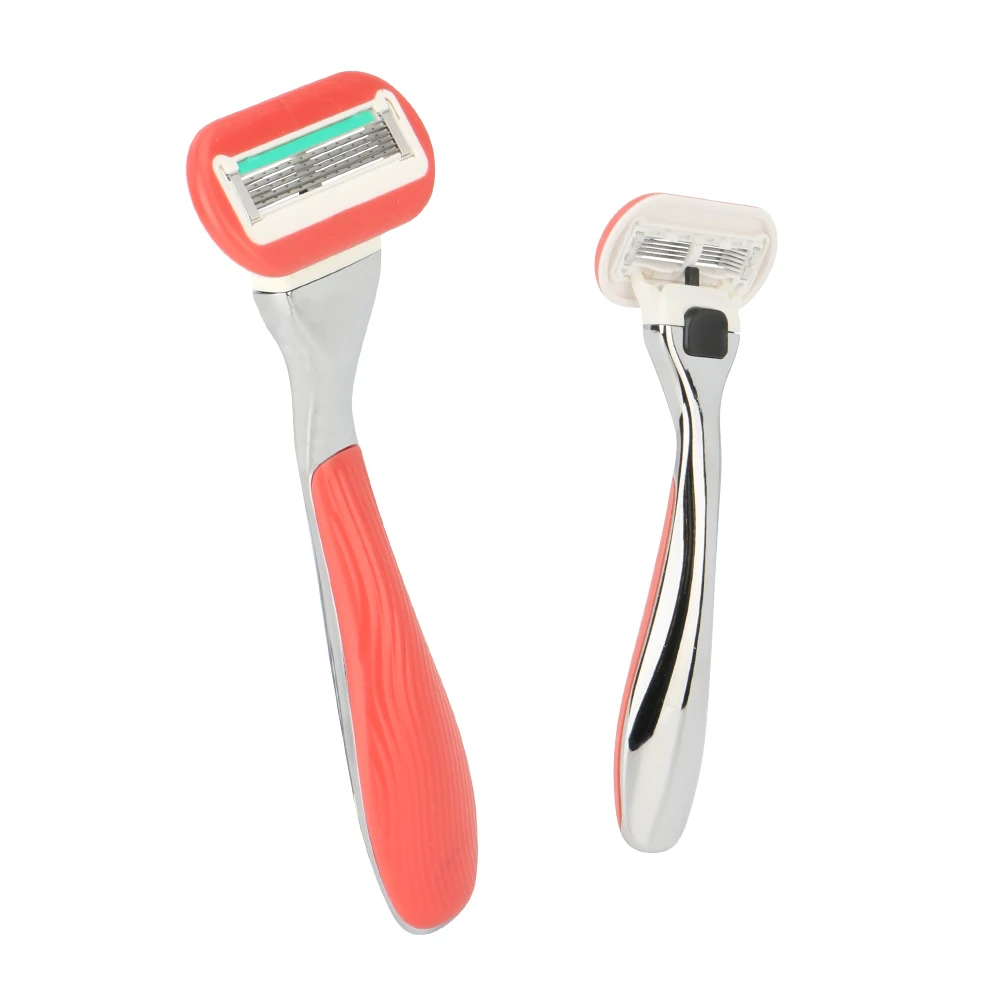 Women System Razor For Sensitive Skin Replaceable Refills 5 Blades ...