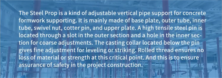 Adjustable Steel Formwork Jack Scaffolding Push Pull Prop Acrow Prop ...