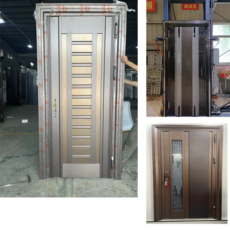 Stainless Steel Main Gate Design For Homes Steel Gate Security Entrance ...