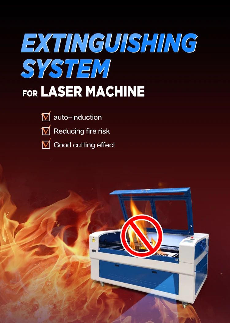 Vonkenblussysteem - CO2 Laser Cutting Machine Extinguishing System
