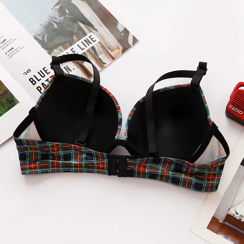 Sexy Women's Bra Set Striped High Quality Adjustable Buckle Smooth ...