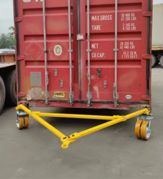 Ultra-heavy Solid Rubber ISO Container Casters Made in China