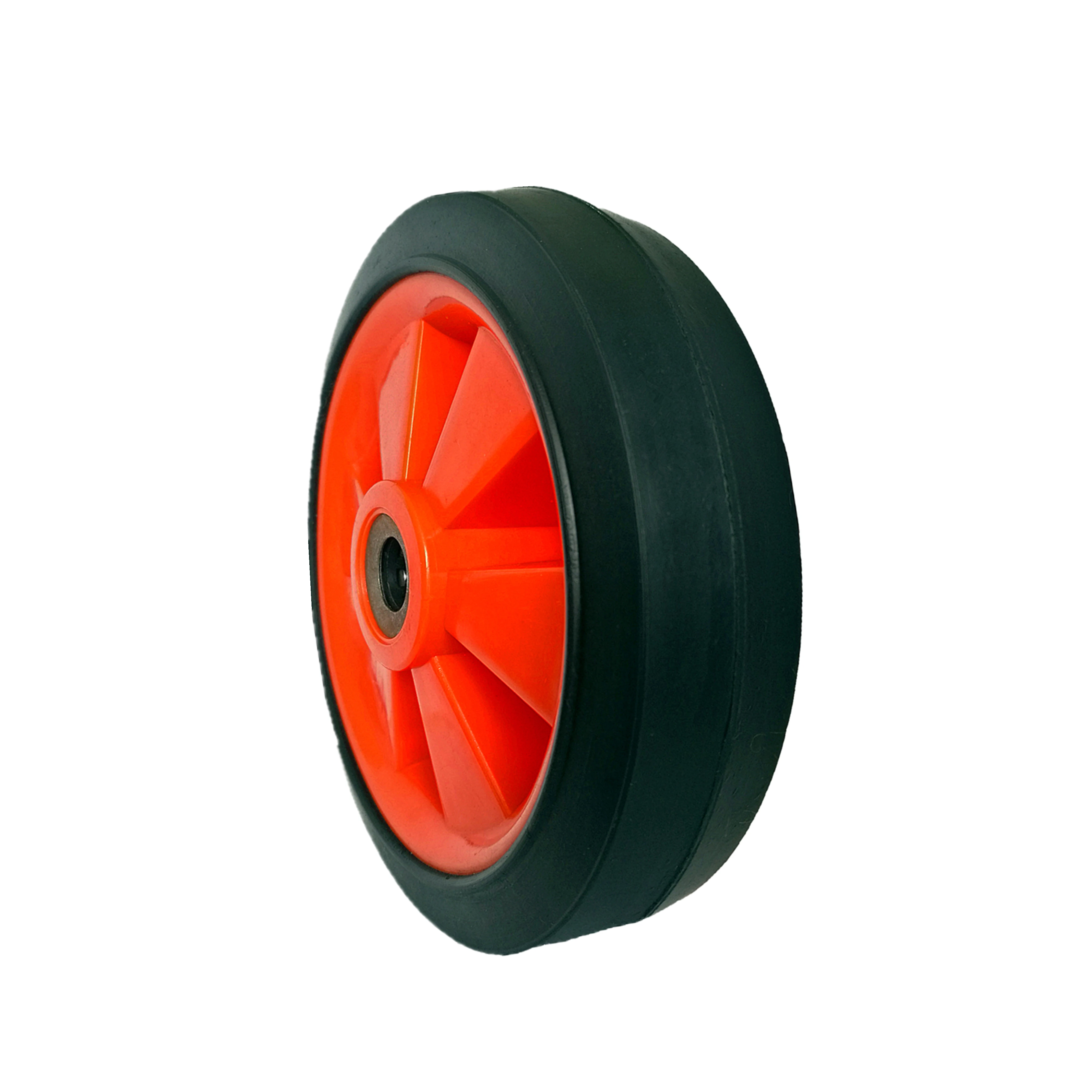 5 Inch Solid Rubber Wheel for Trolley, Generator, Air Compressor