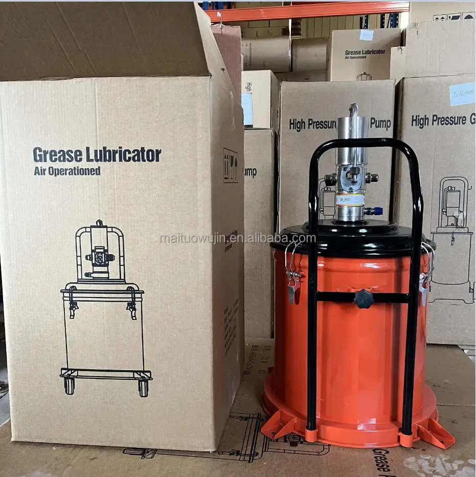 Auto Grease Pump High Pressure Pneumatic Grease Pump 40l Air Operated ...