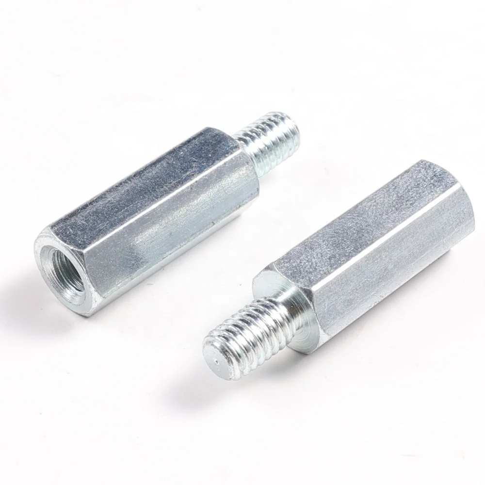 Hex Post Column Pillar Connector Nuts Brass Threaded Insert Famale ...