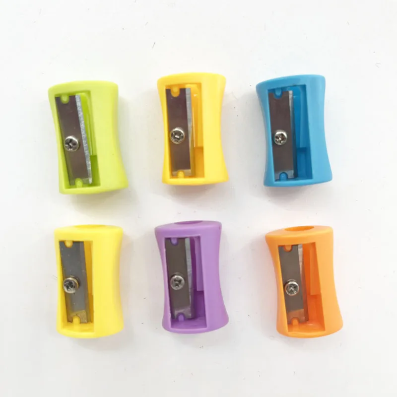 Hot Sale Mini Pencil Sharpener One Hole Plastic Pencil Sharpening Tool ...