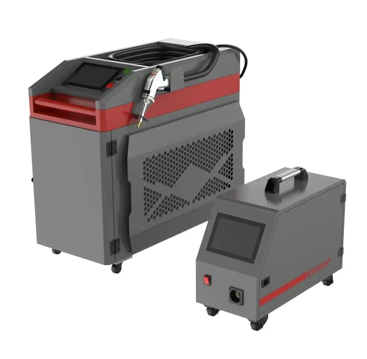 HF LASER 1500W Water-Cooled Handheld Fiber Laser Welding Machine New 2 ...