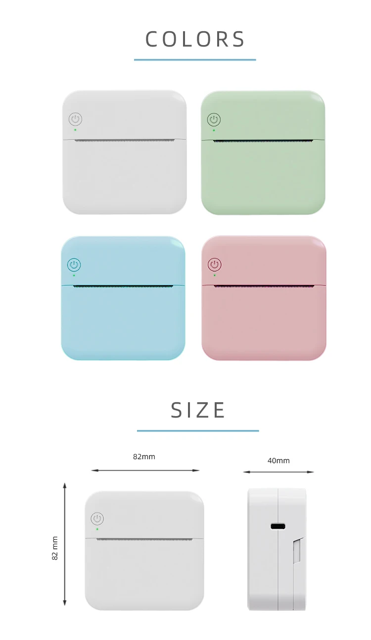 Mini 58mm Passport Photo X Terminal Fabric Barcode Label Portable ...