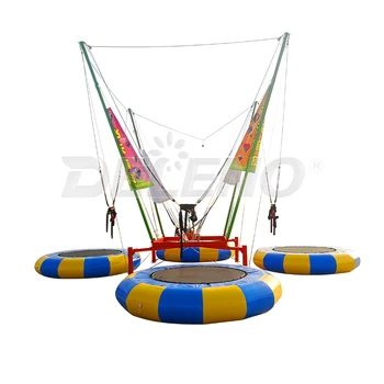 Portable Trailer-mounted 2-person Bungee Jumping Trampoline For ...