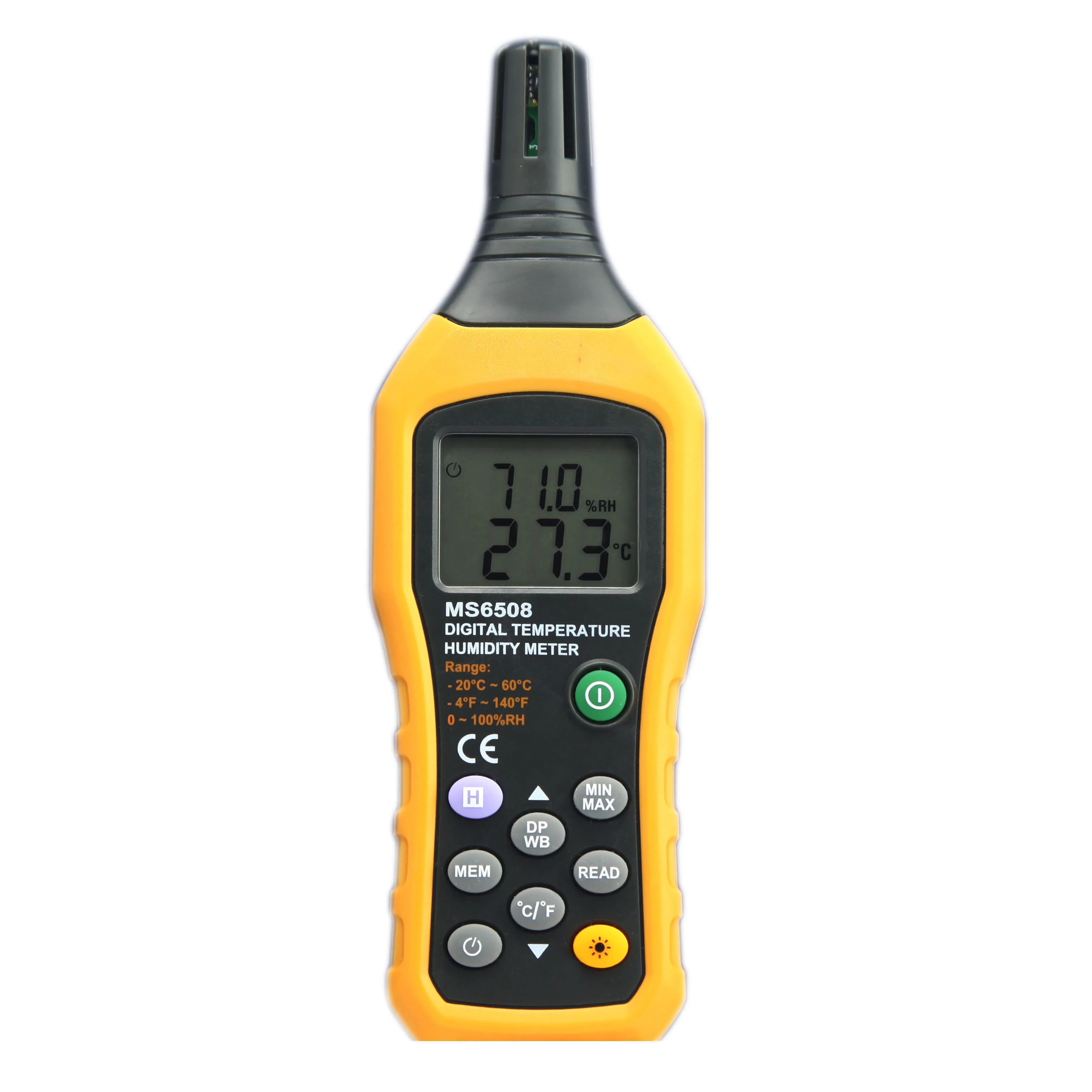 6508 High-accuracy Temperature Humidity Tester Dew Point Wet Bulb Hygro ...