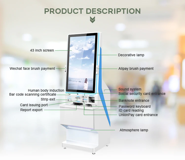 2021 Touch Screen Checkup Devices Monitoring Standing And Wellness Care ...