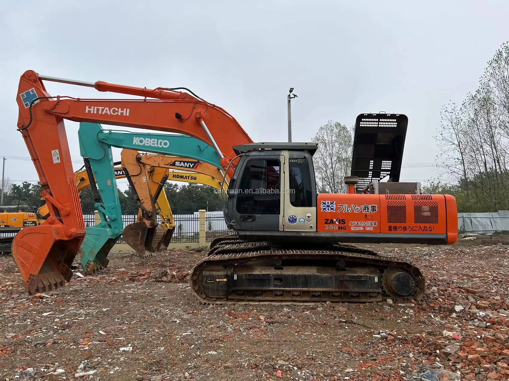 Japanese Automatic Hitachi Zx350 Used Excavator And Engineering ...