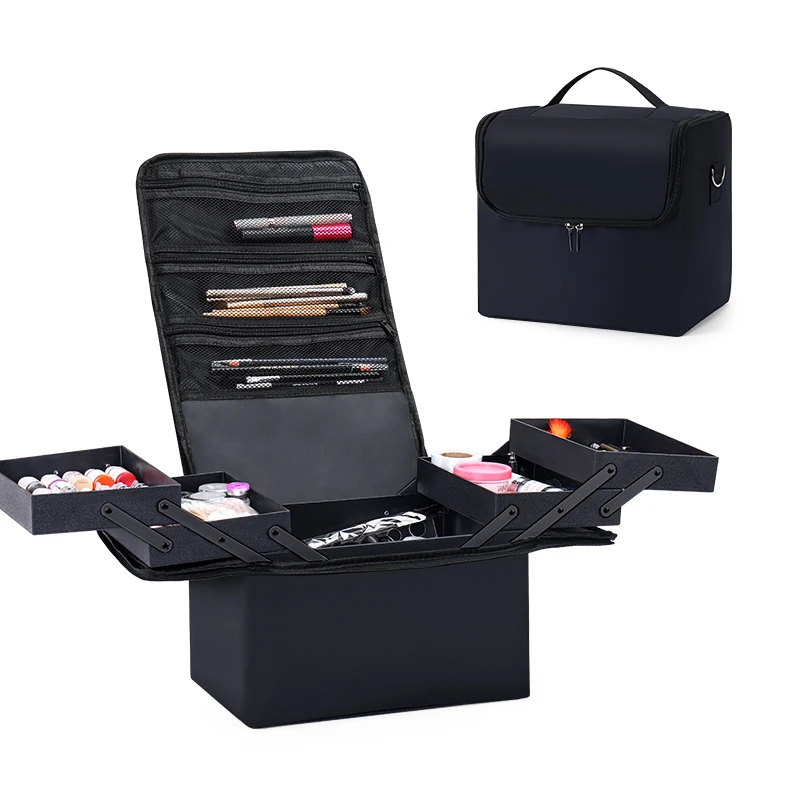 Professional Makeup Box - Multi-Layer Portable Bag