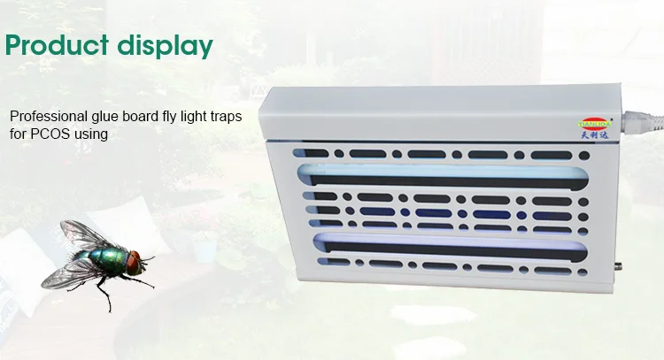 Eco-Friendly Rectangle Wall-Mounted Insect Light Trap & Glue Board